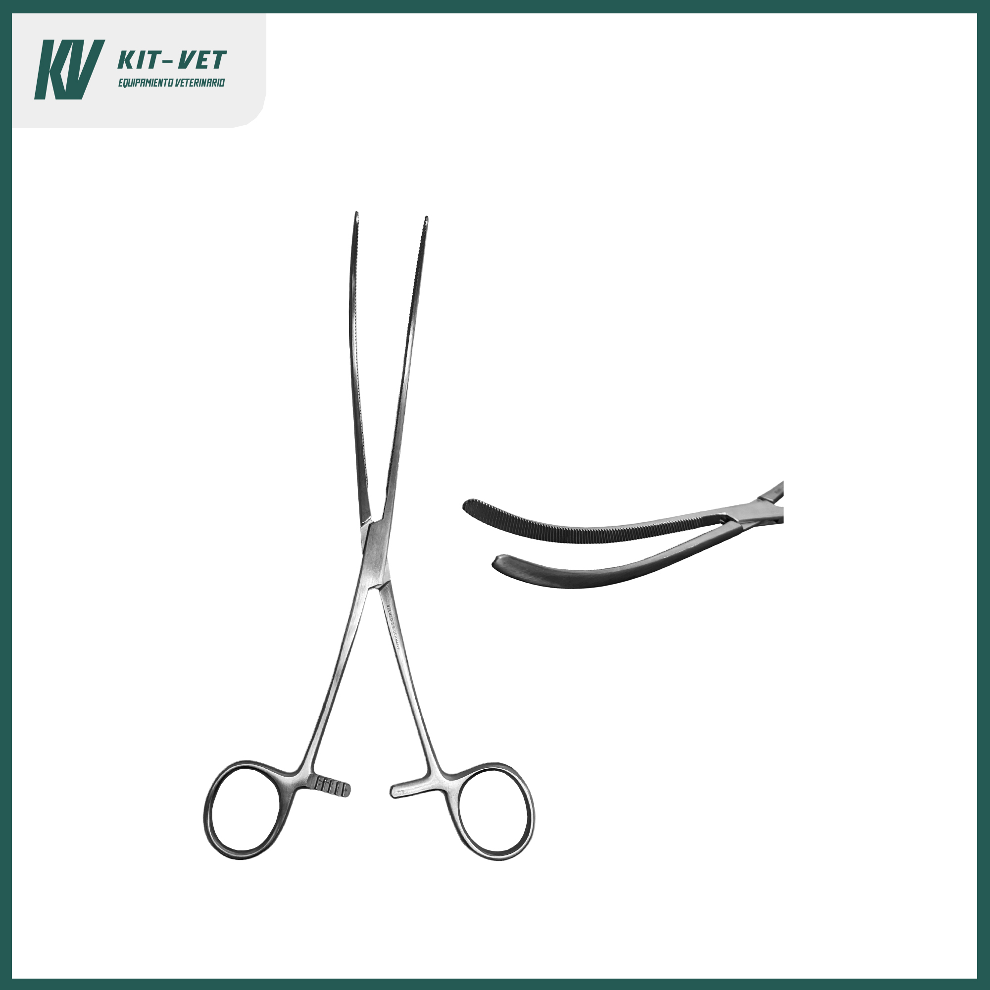 Pinza Clamp Doyen Intestinal Curvo - KIT-VET