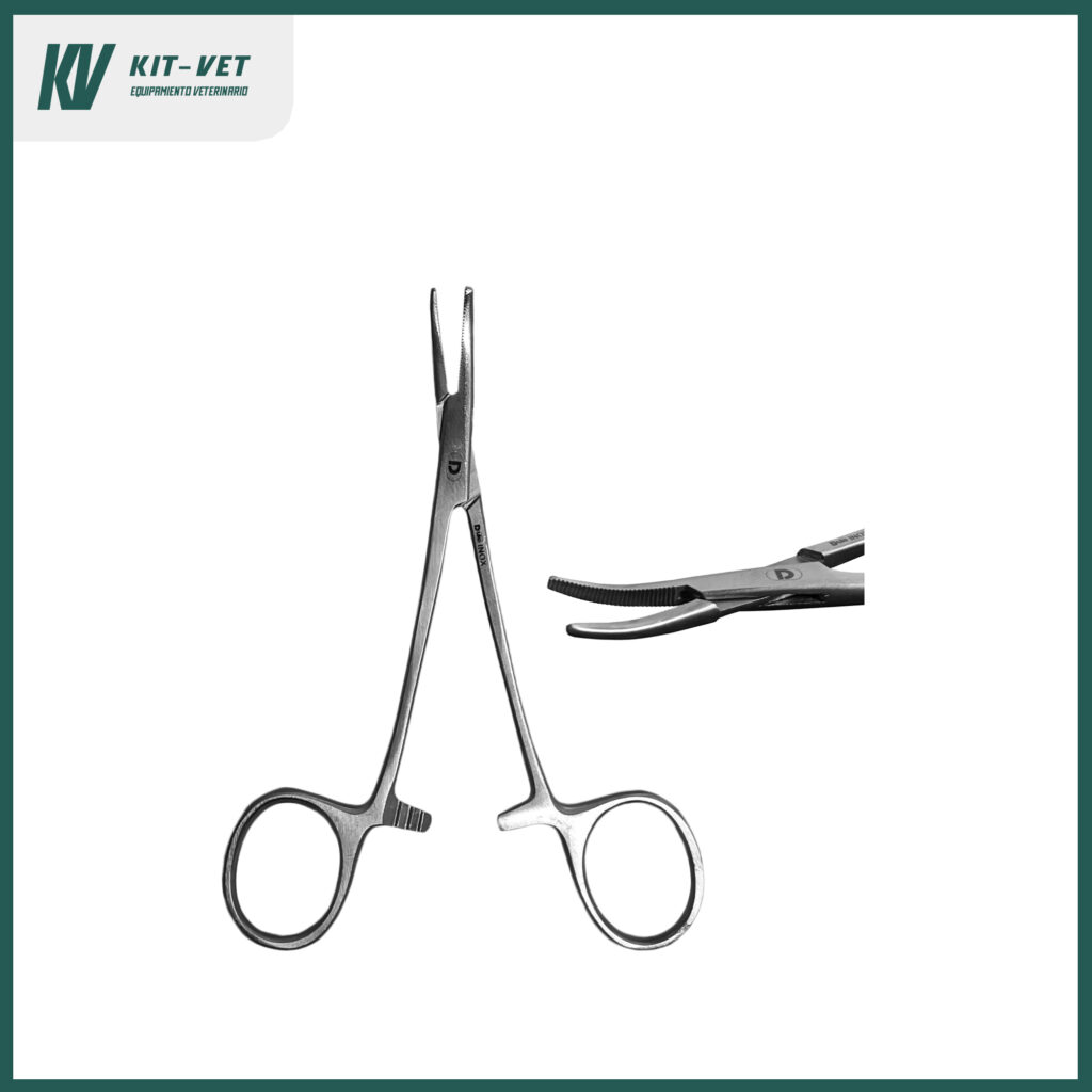 Pinza Halstead Curva S/ Diente - KIT-VET