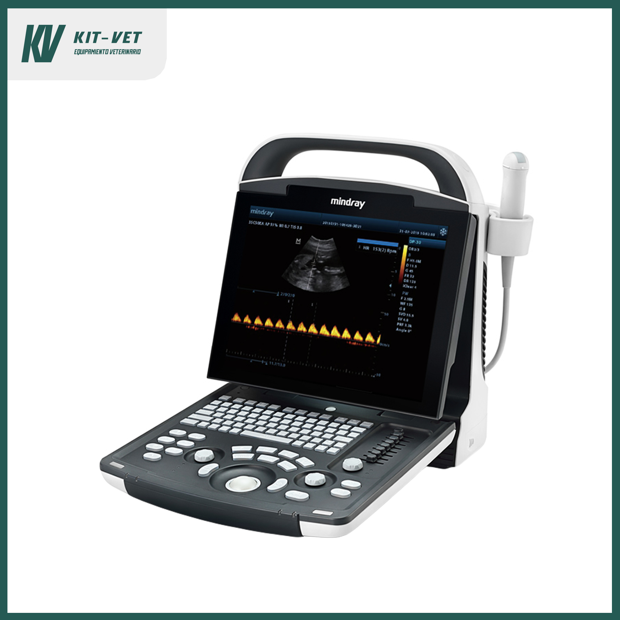 Ecógrafo Mindray DP10 VET - KIT-VET