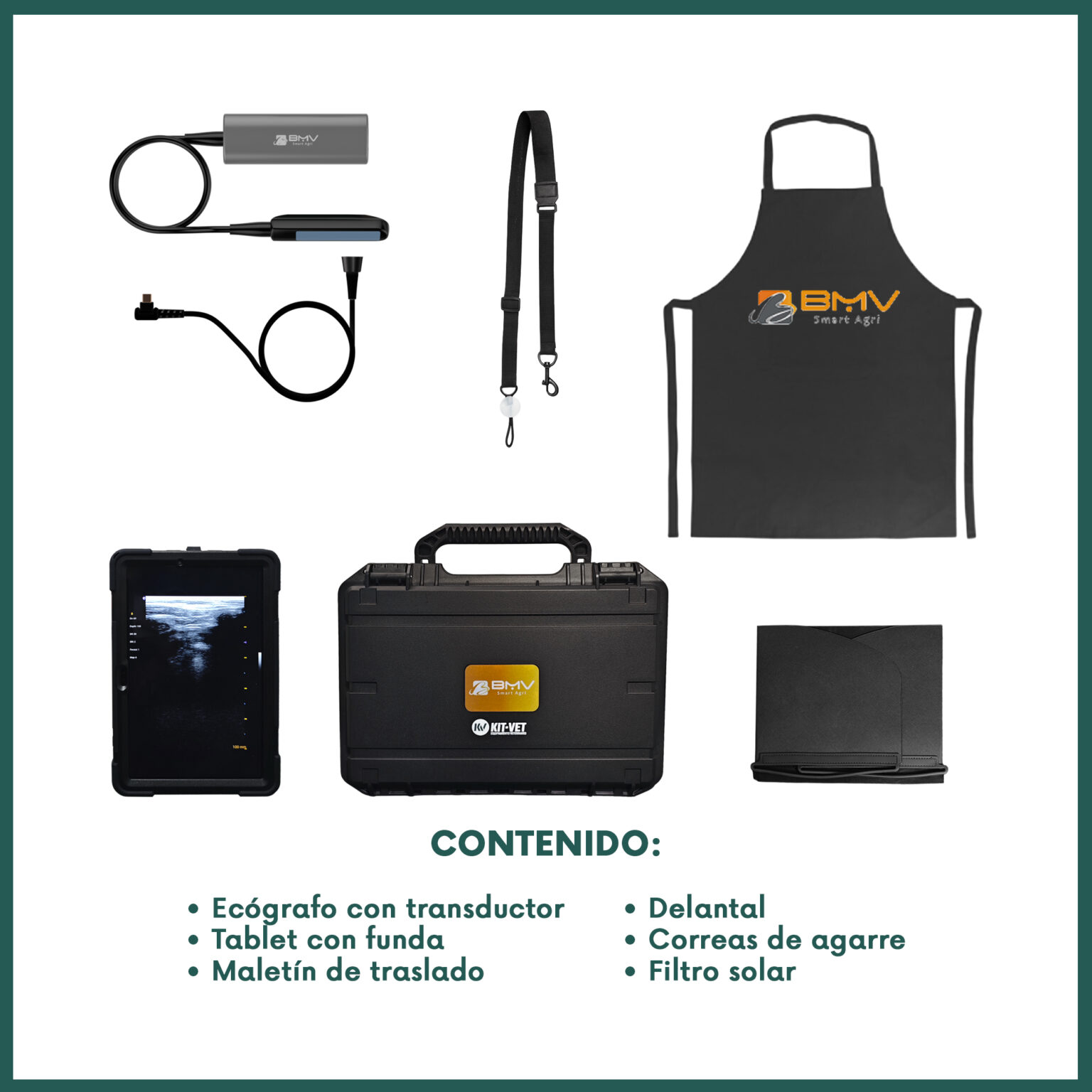 Ecógrafo de Mano BMV MX5 - KIT-VET